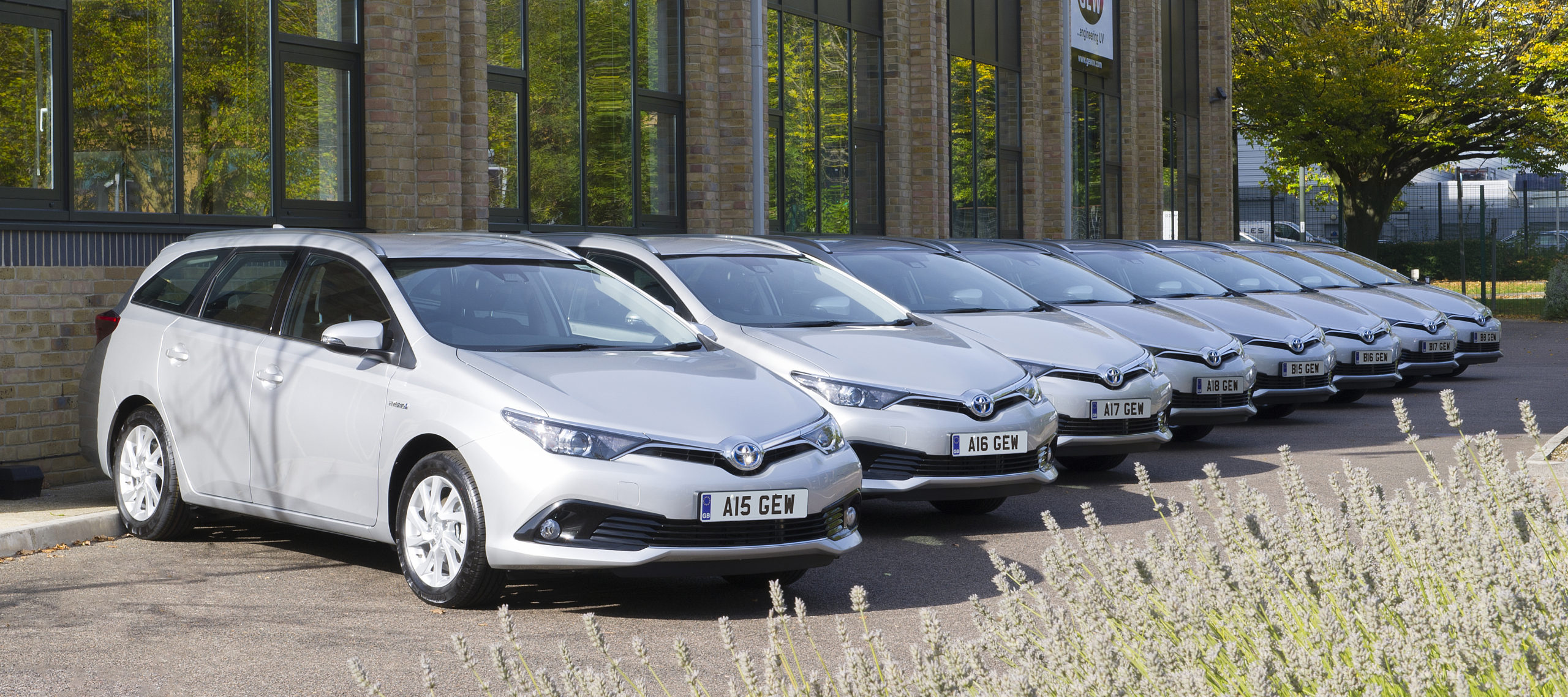 GEW UV Systems - Service Engineers Receive Toyota Hybrid Cars