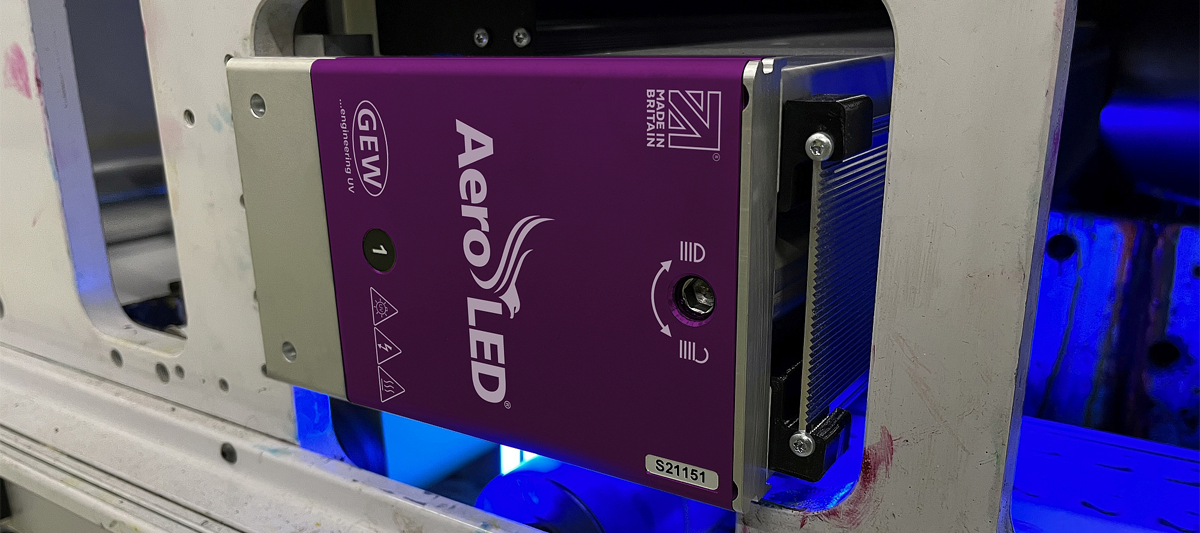 GEW launch AeroLED, a fully air-cooled LED UV Curing System