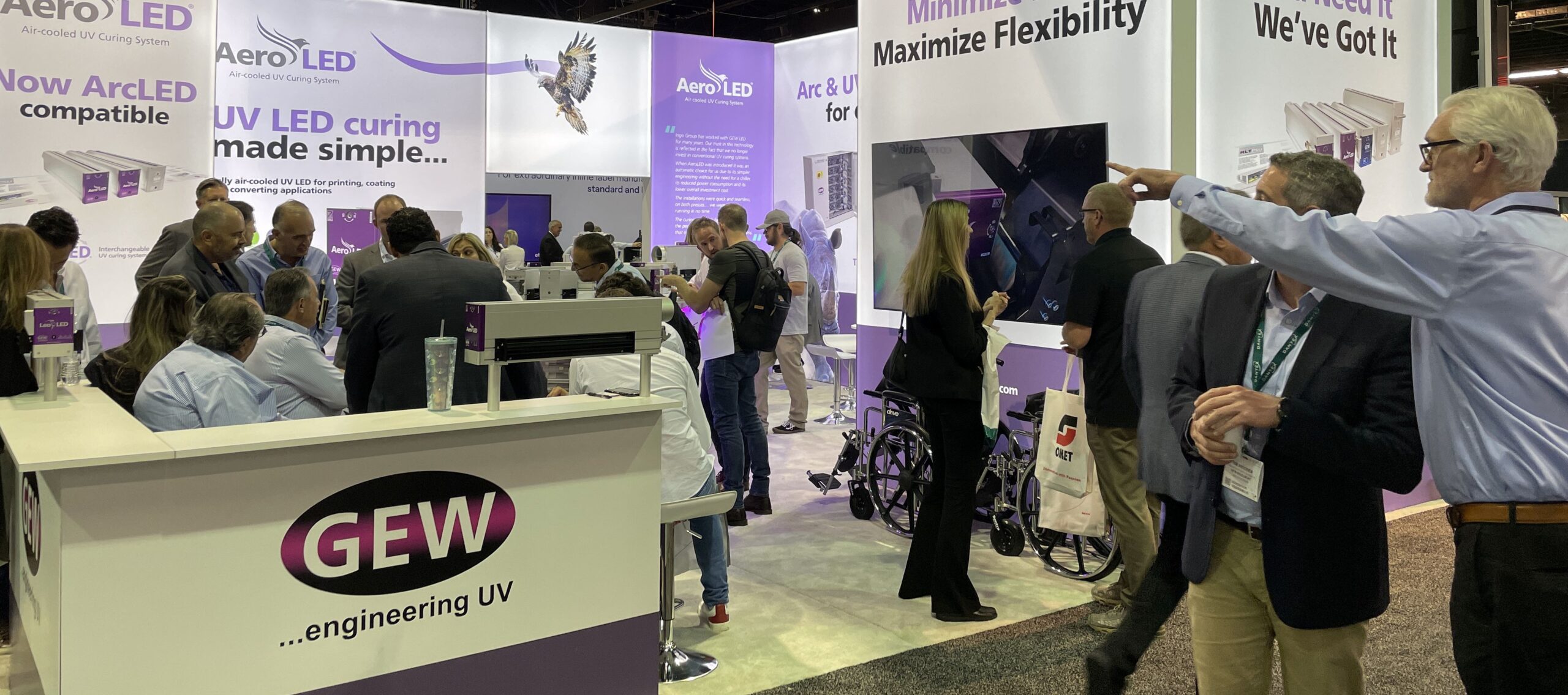 GEW highlights successful return to Labelexpo Americas 2022